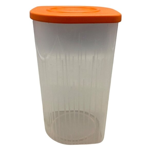 Tupperware | Kitchen | 558a Tupperware 65c 15l Orange Lid 5059a2 Food ...